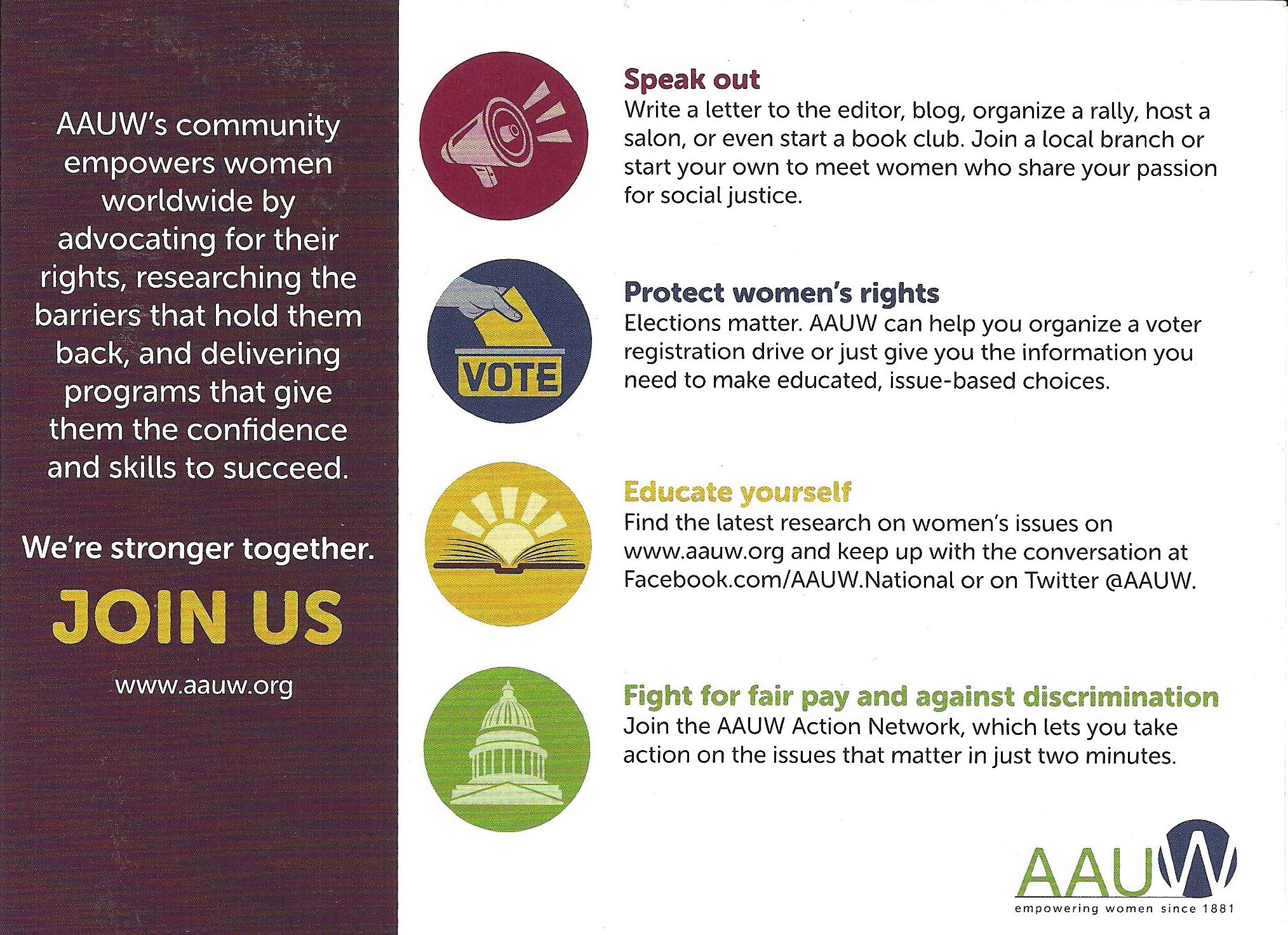 Join | AAUW Marysville-Yuba City (CA) Branch